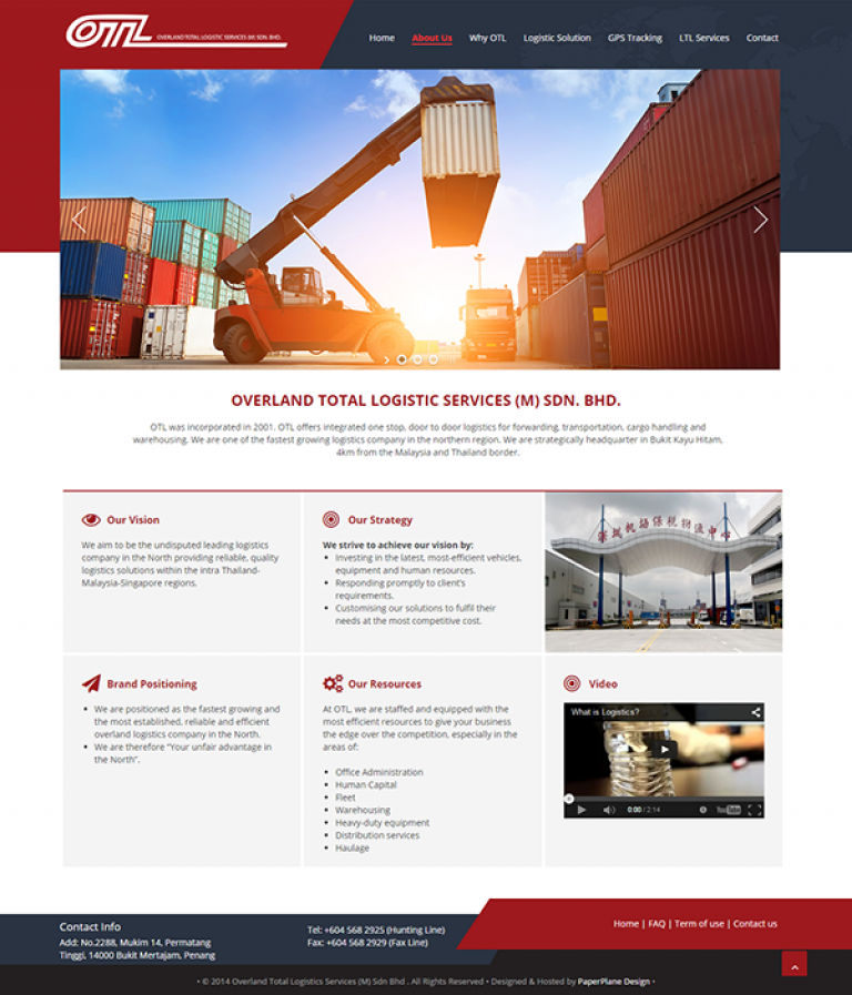 Overland Total Logistics Services – Isaac Saw Design